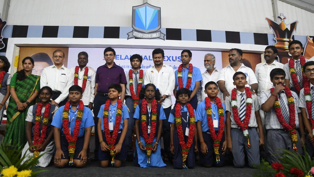 Praggnanandhaa, Gukesh felicitated by school Velammal Nexus - Sportstar