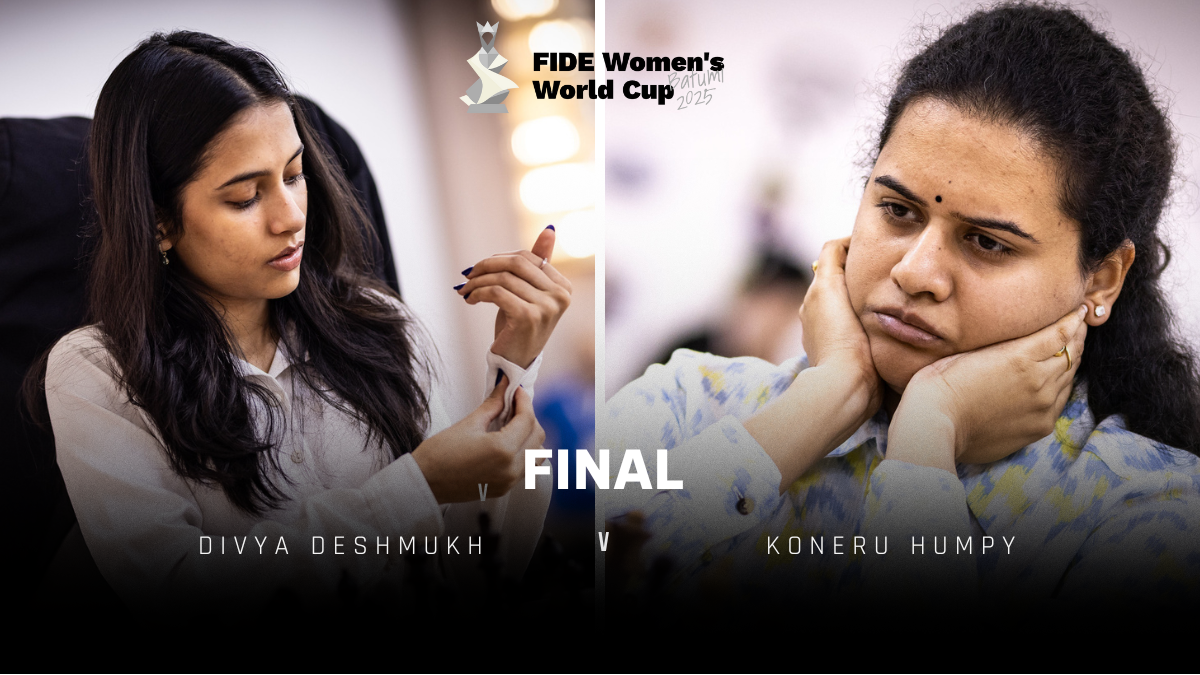 Koneru Humpy vs Divya Deshmukh, Women’s Chess World Cup 2025 Final ...