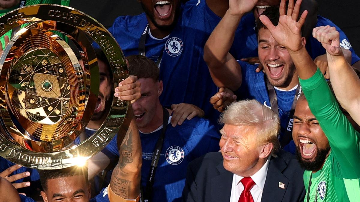 Donald Trump says Club World Cup trophy to remain in Oval Office ...