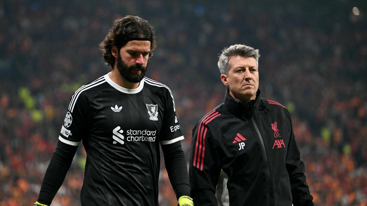 Liverpool goalkeeper Alisson ruled out until after international break ...