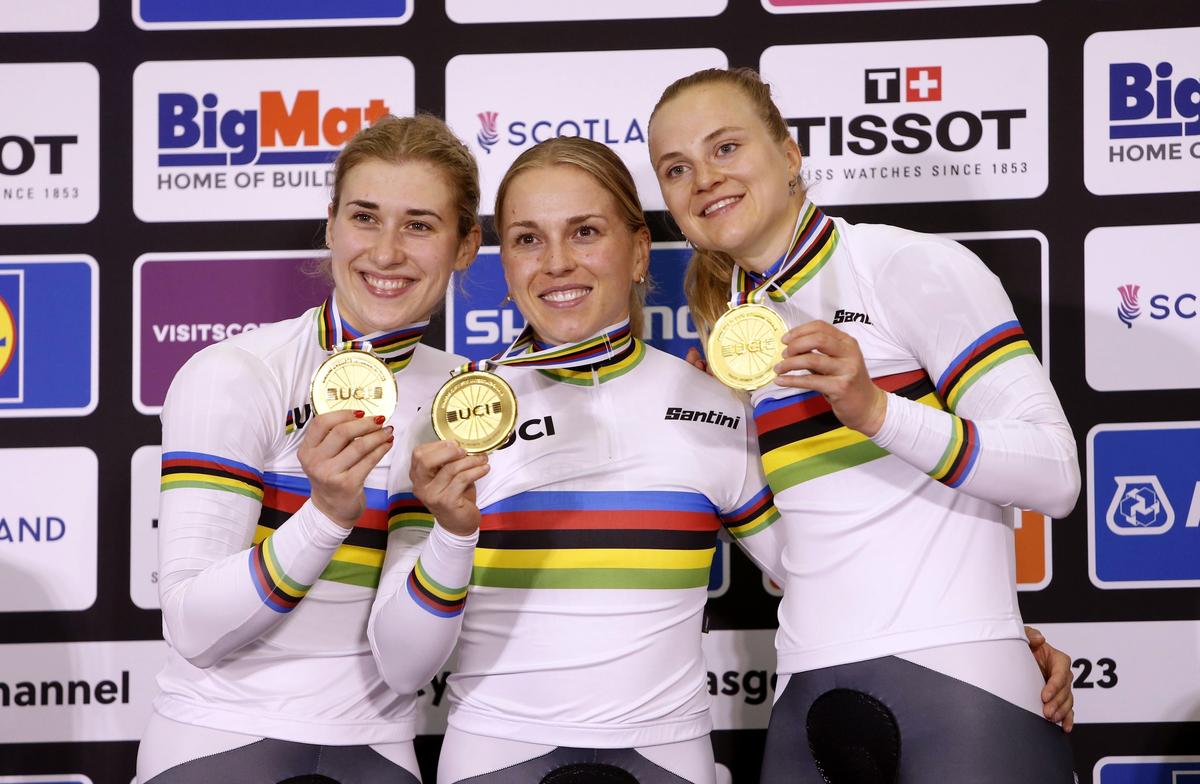 UCI World Championships: German sprinters win gold again, Dygert back ...