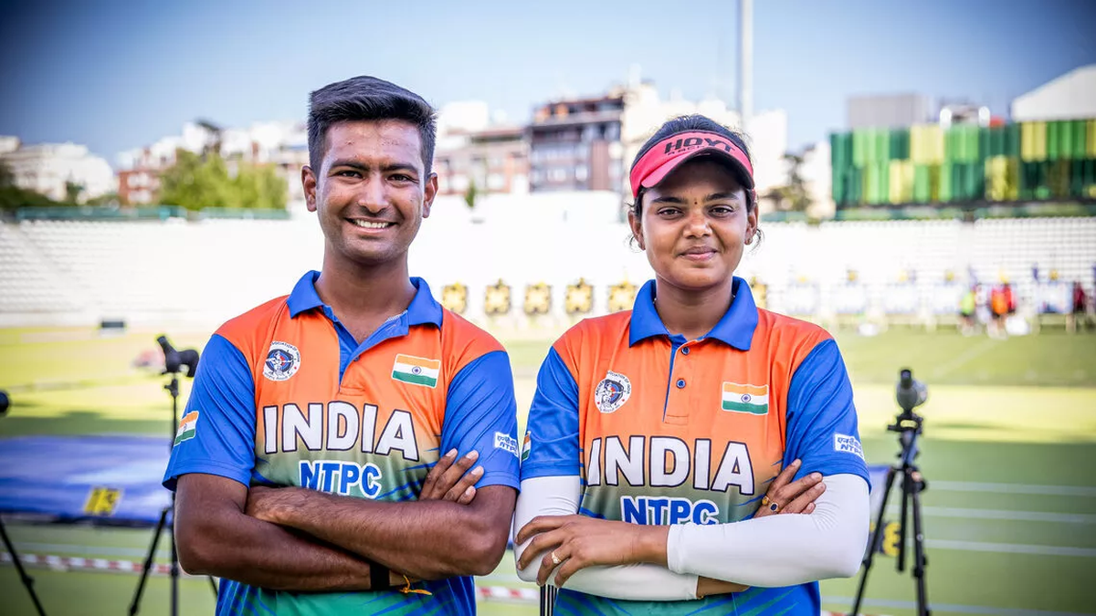Archery World Cup 2025: Rishabh, Jyoti break compound mixed team world ...
