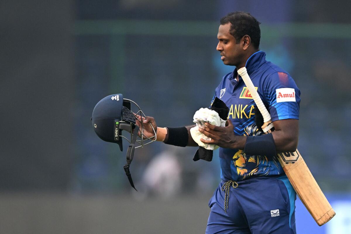 What is a time out dismissal - the reason why Angelo Mathews was ...