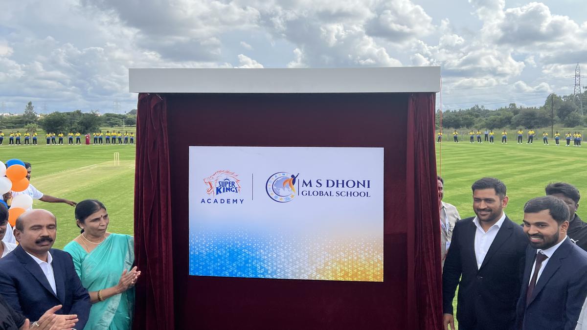 MS Dhoni inaugurates CSK Academy in Hosur - Sportstar