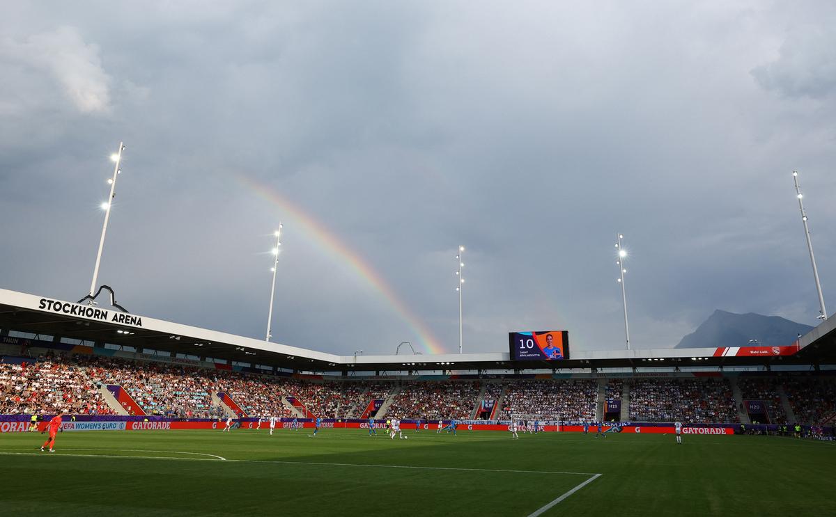 Women’s Euro 2025: Rainbow armbands divide opinion among captains ...