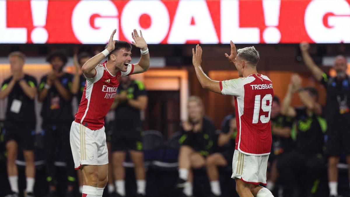Trossard at the double as Arsenal beats Barcelona in pre-season ...