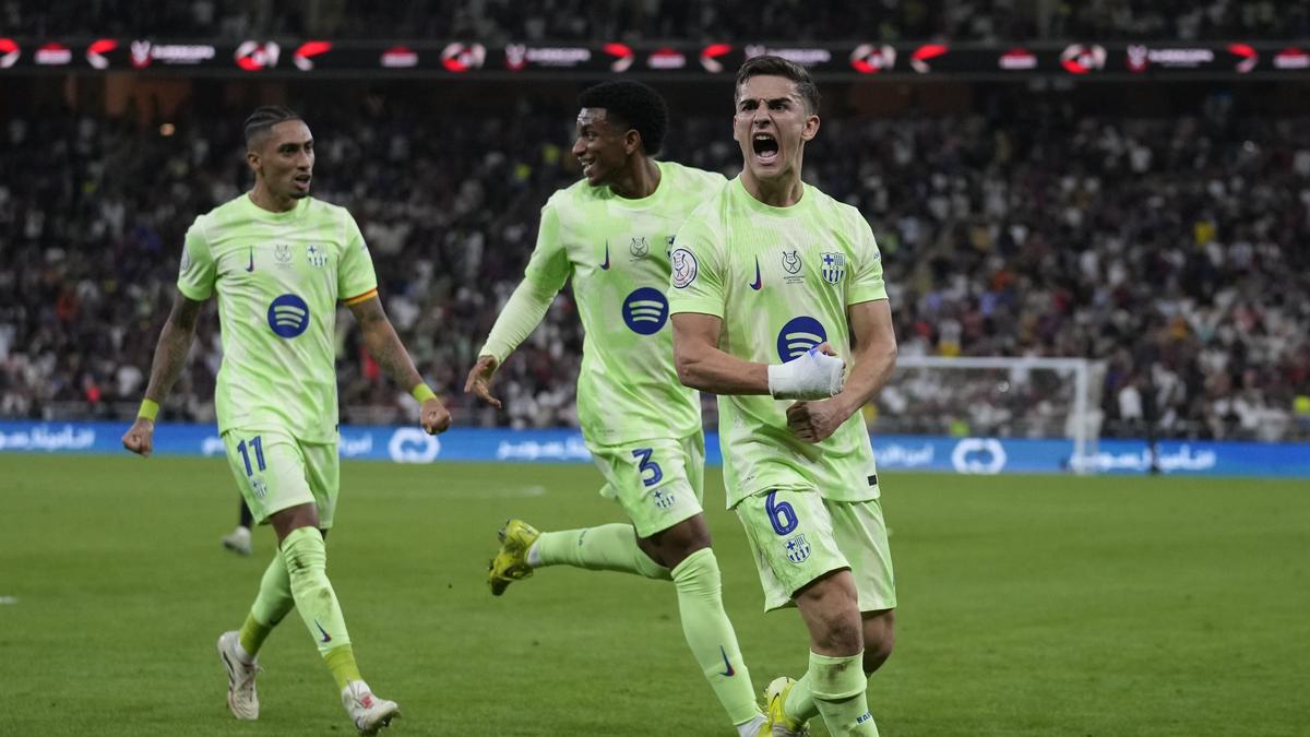 ATH 0-2 FCB Highlights, Spanish Super Cup semifinal: Yamal, Gavi score ...