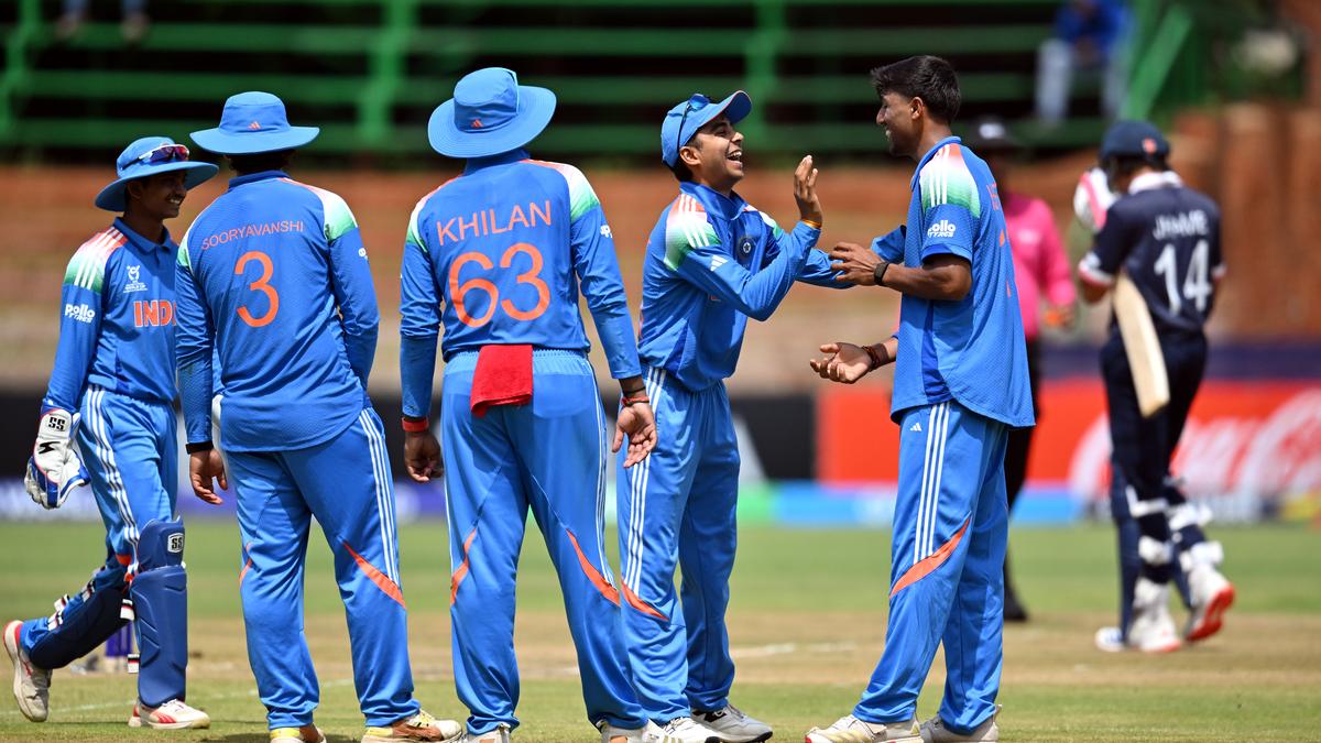 U-19 World Cup 2026: India beats USA in rain-curtailed contest - Sportstar