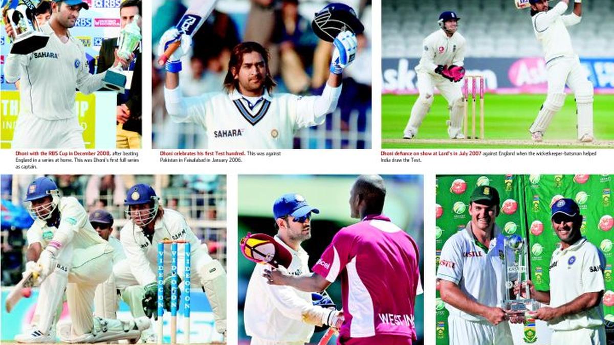 DHONI TEST HIGHLIGHTS THROUGH THE LENS - Sportstar