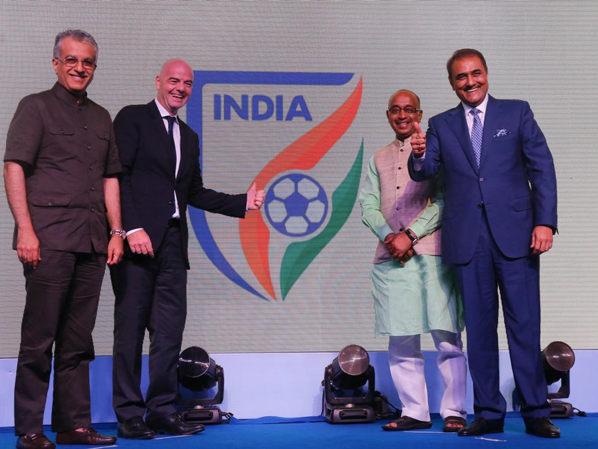 FIFA President unveil's new AIFF logo - Sportstar
