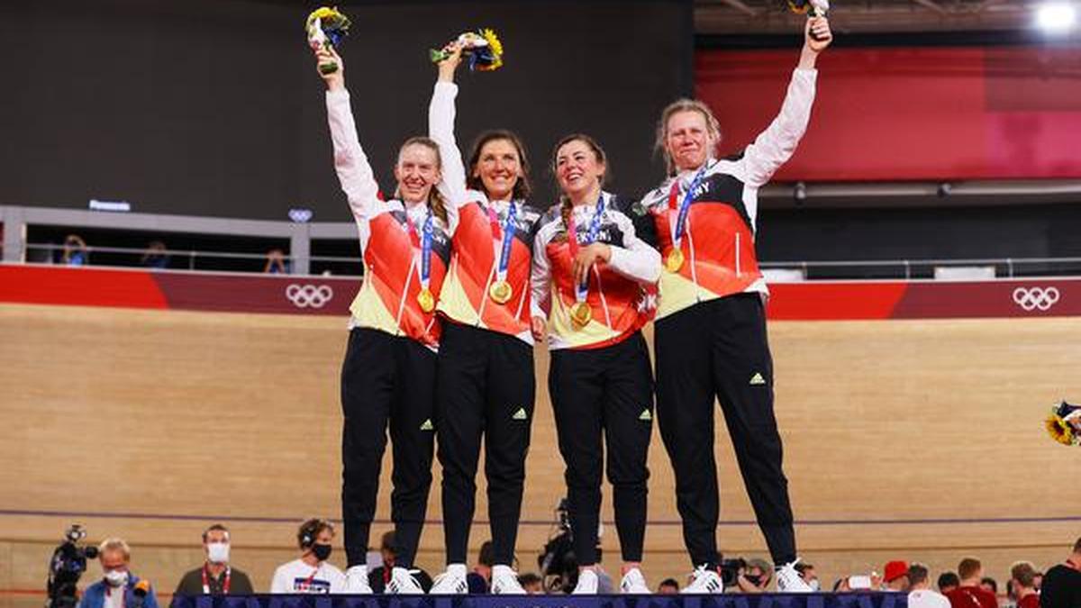 Track cycling at Tokyo Olympics: Germany wins women’s team pursuit with ...