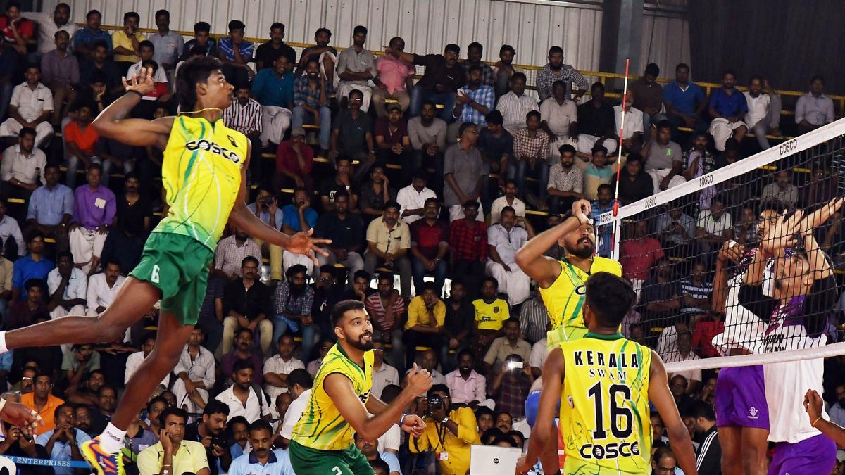 Ajith Lal showcases his talent in the volleyball Nationals - Sportstar