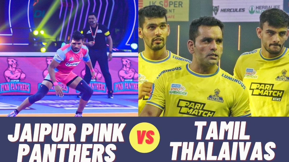 Pro Kabaddi PKL 8 Highlights: Jaipur Pink Panthers vs Tamil Thalaivas ends in 34-34 tie - Sportstar