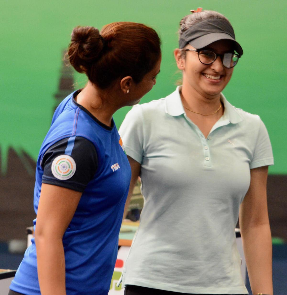 National shooting selection trials: Rhythm Sangwan wins junior women's ...